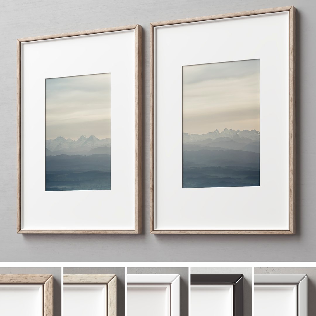 3D Picture Frames Set-473 - TurboSquid 2161871