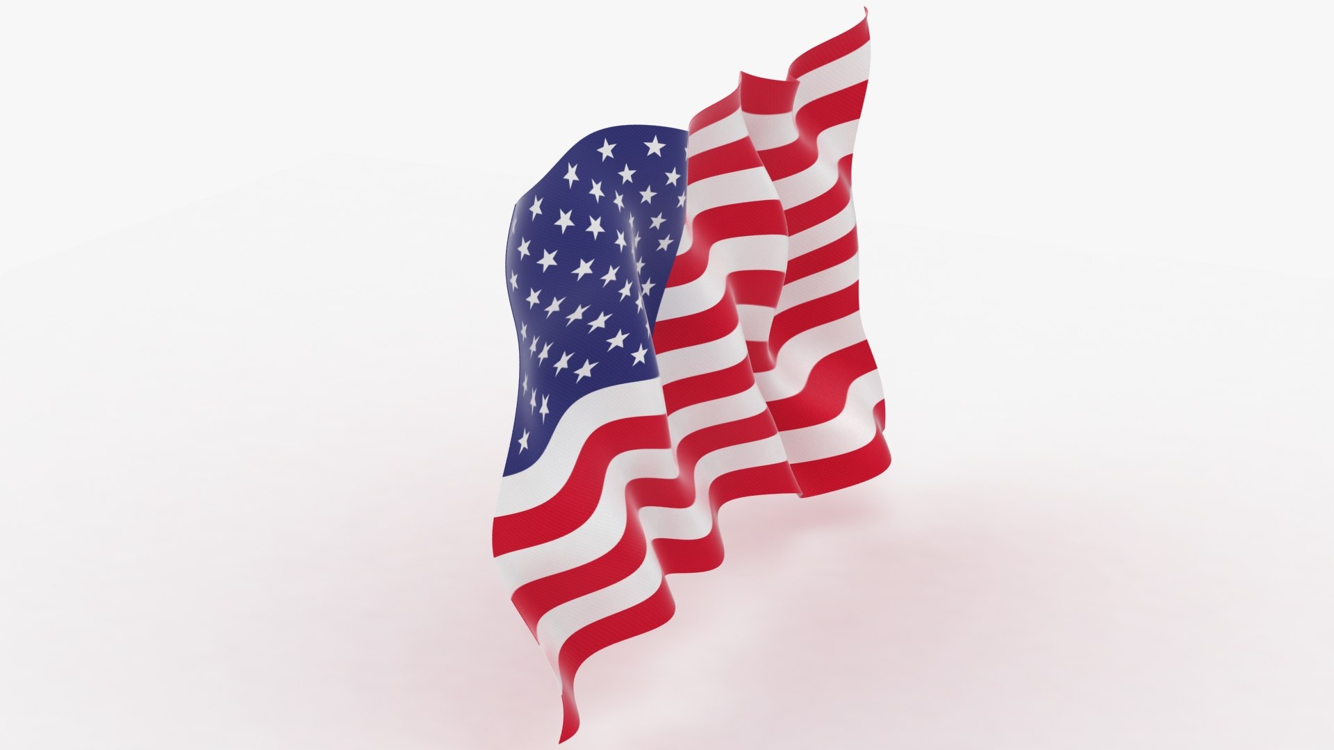 3D Usa Flag Animation - TurboSquid 1486843