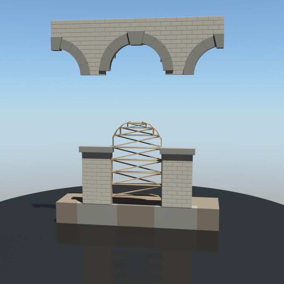 Arch Construction 3d Model