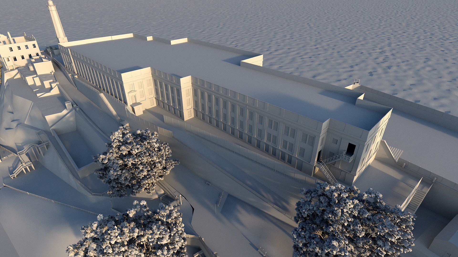 Alcatraz Model - TurboSquid 2110853