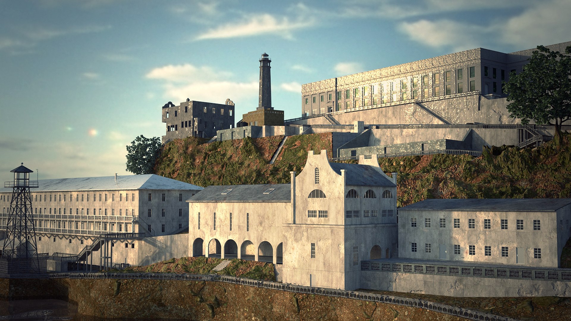 Alcatraz Model - TurboSquid 2110853