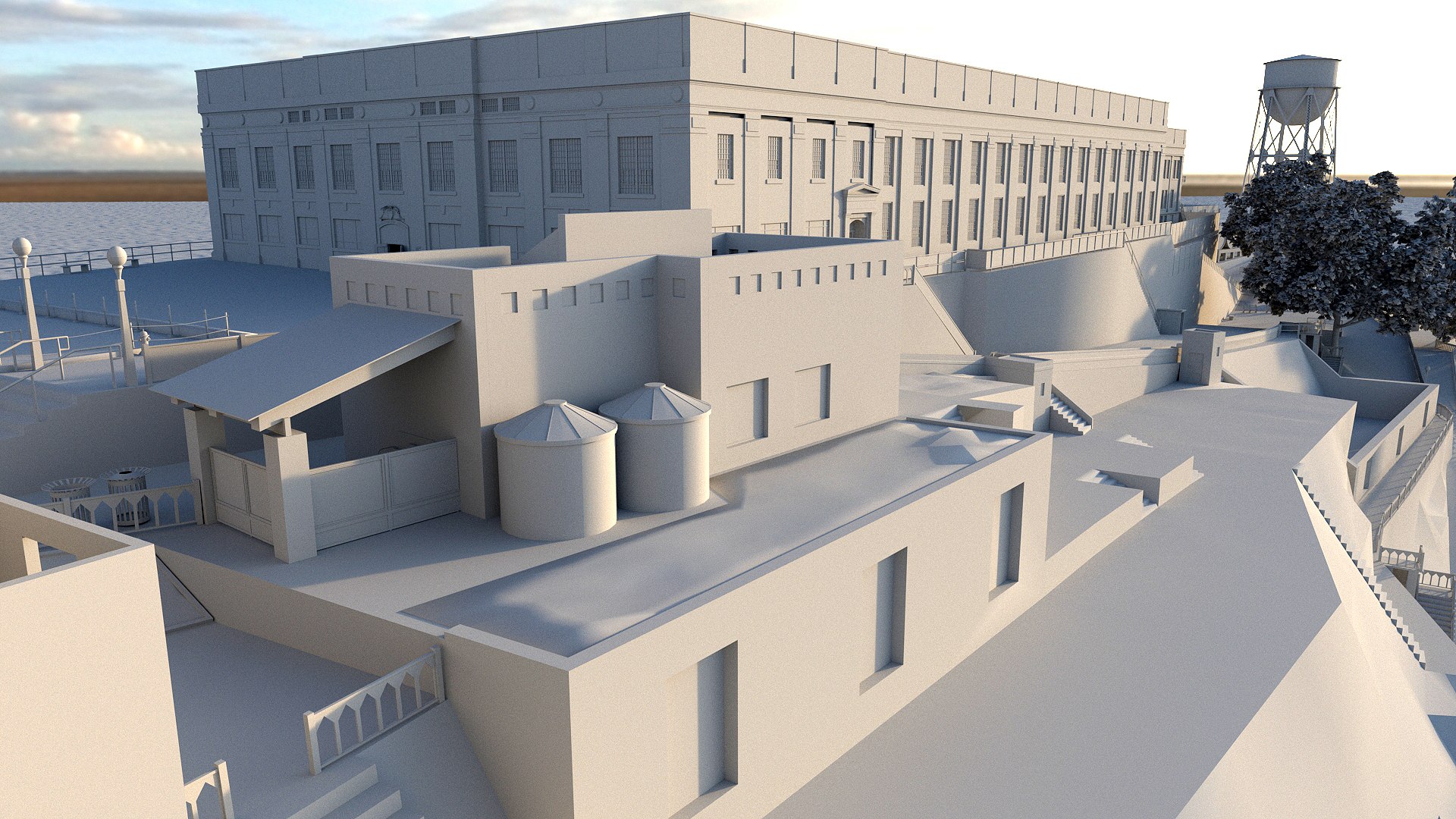 Alcatraz Model - TurboSquid 2110853