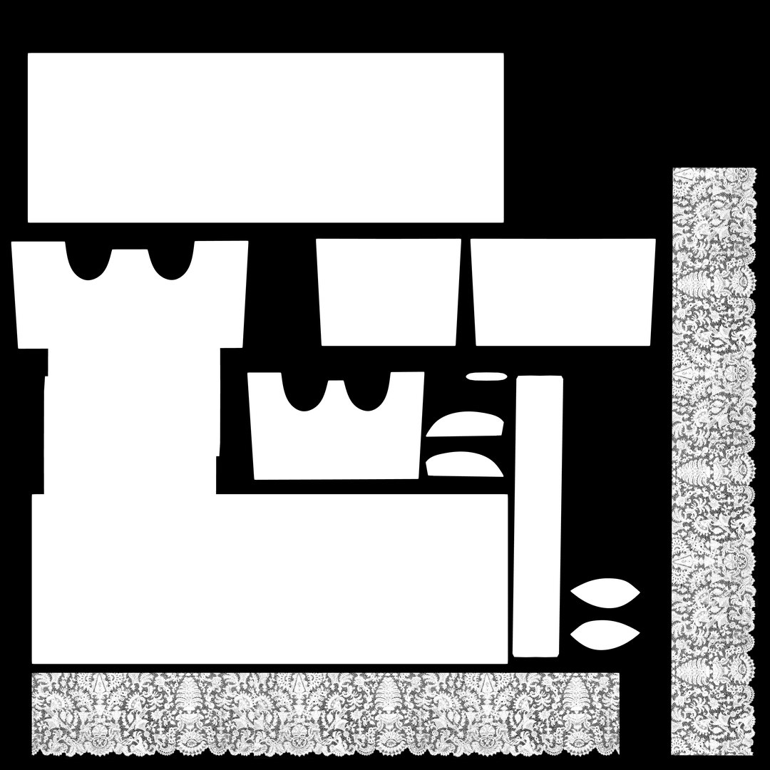 3D Womens Dress Clo3d Marvelous Designer Model - TurboSquid 2229222