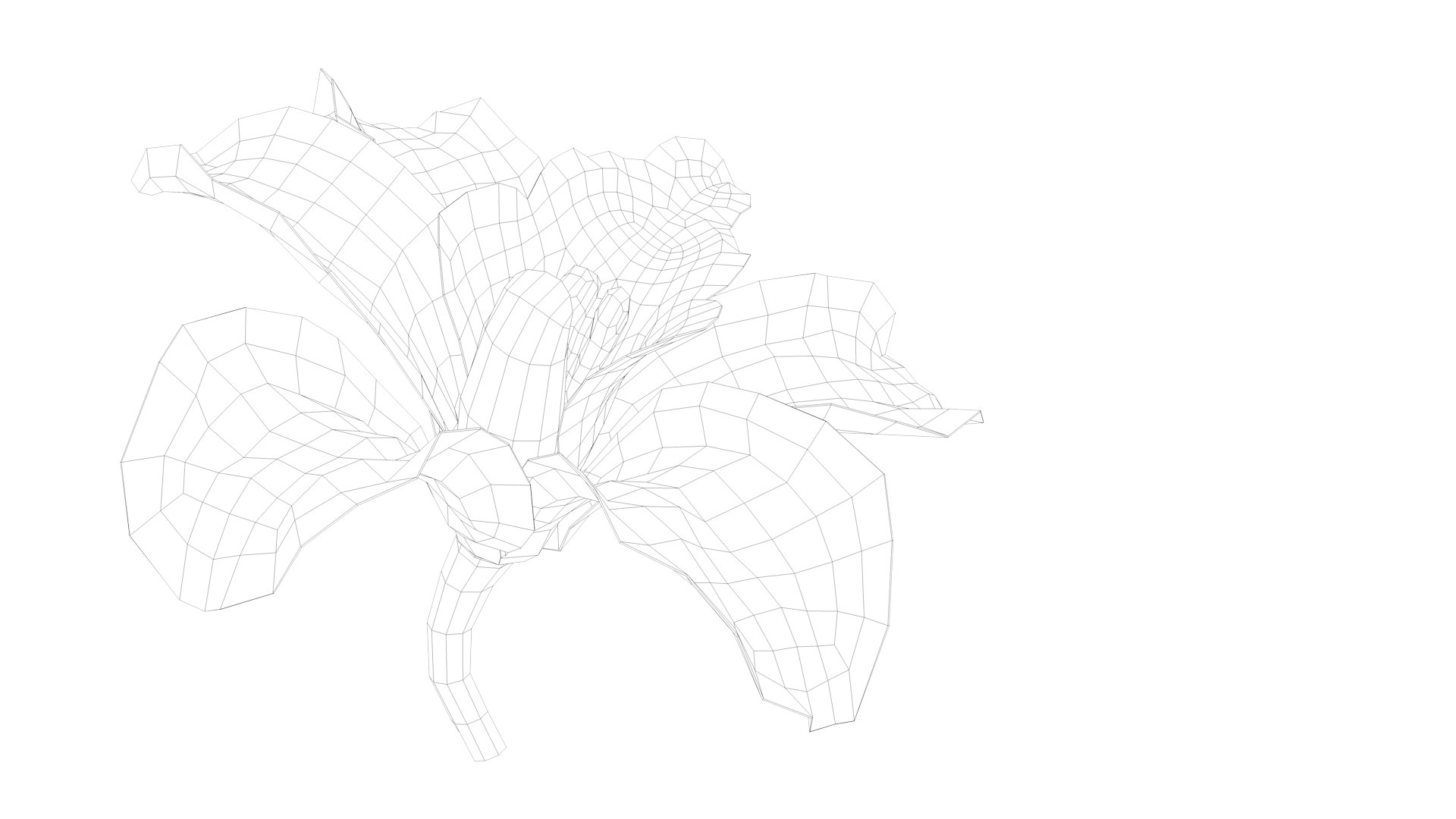 Beautiful Animated Orchid Flower 3D Model - TurboSquid 1822533