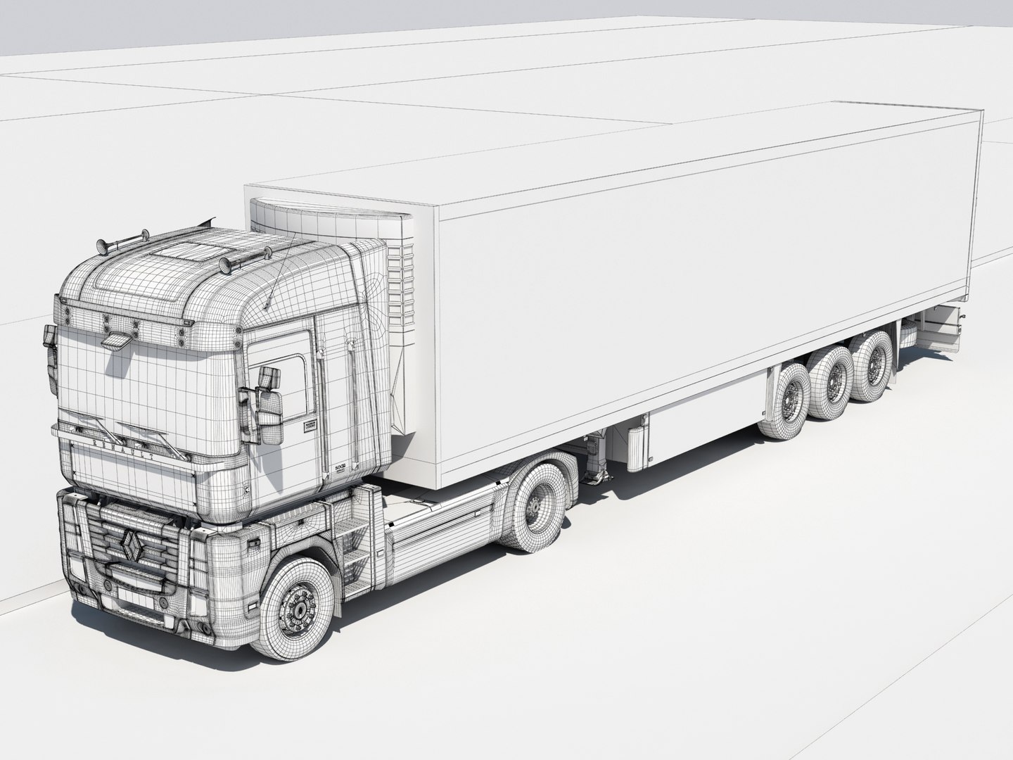 3d Model Renault Magnum Legend