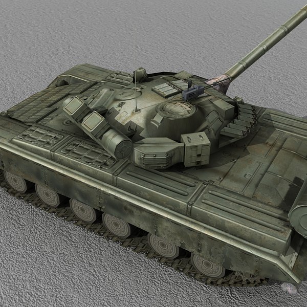 t80 tank russian 3d model