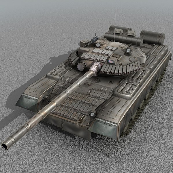t80 tank russian 3d model