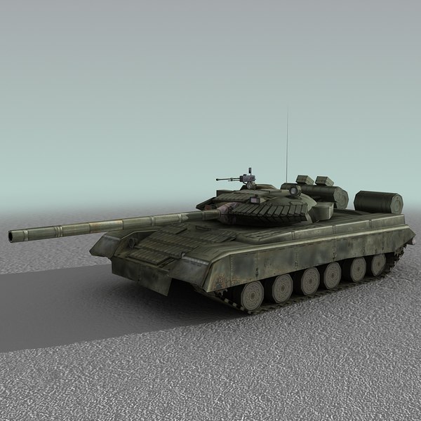 t80 tank russian 3d model