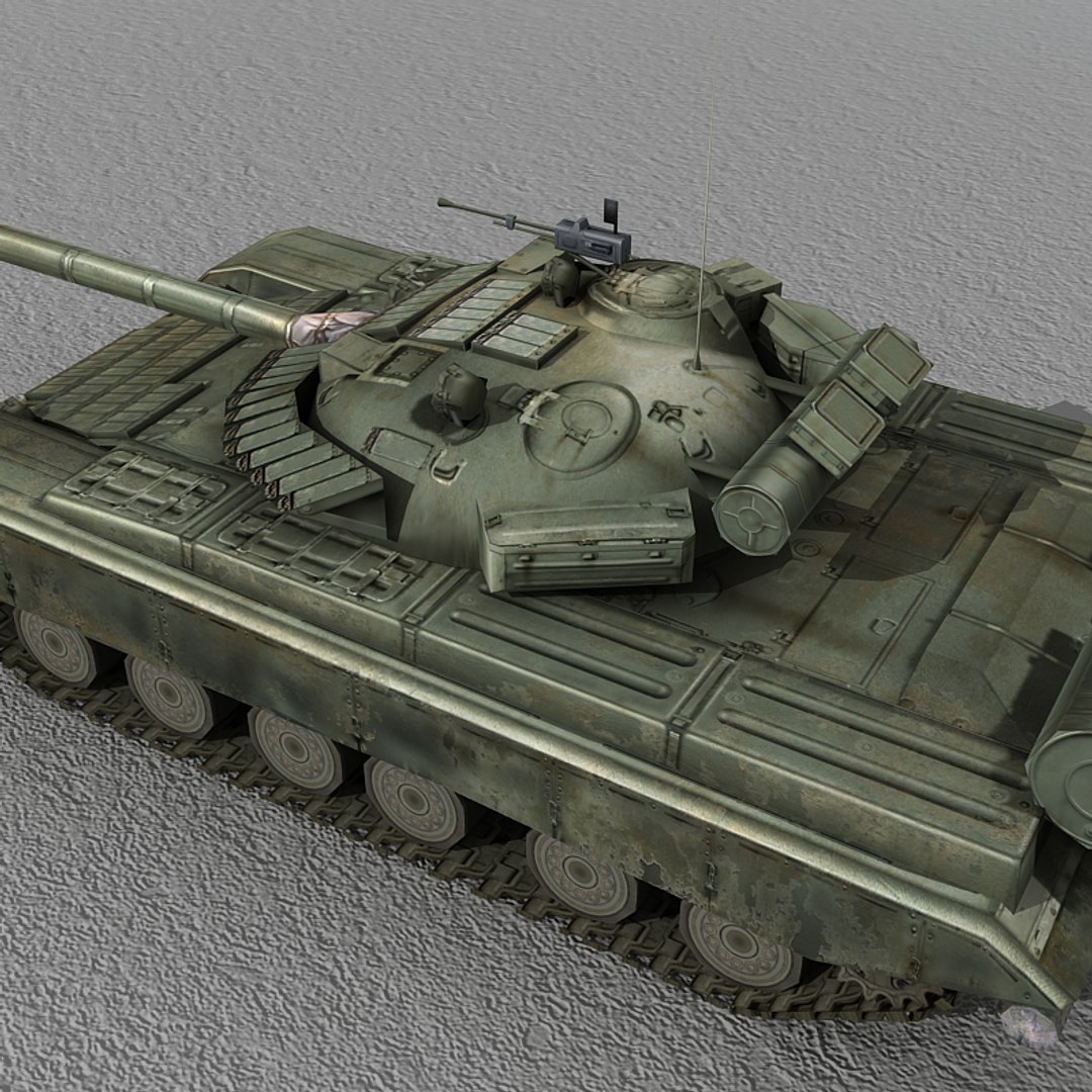 T80 Tank Russian 3d Model