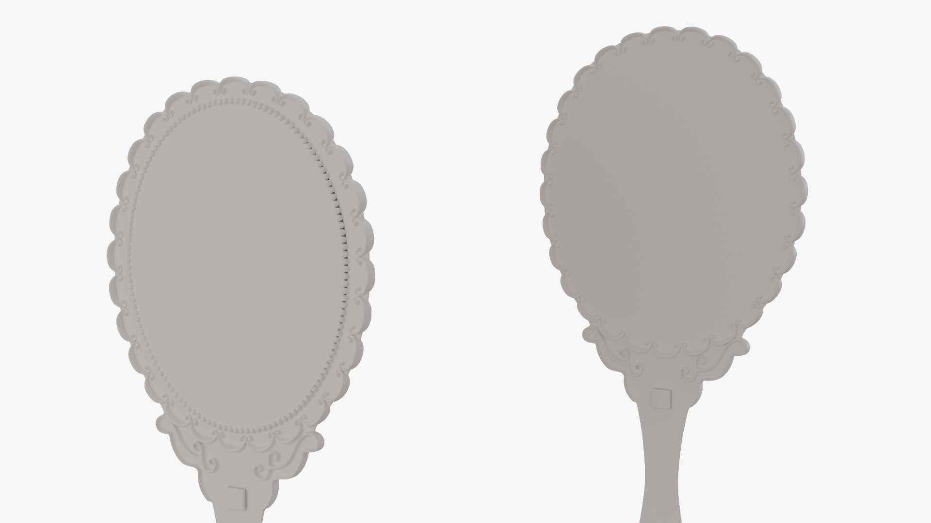 Hand Mirror 3D Model - TurboSquid 2024951