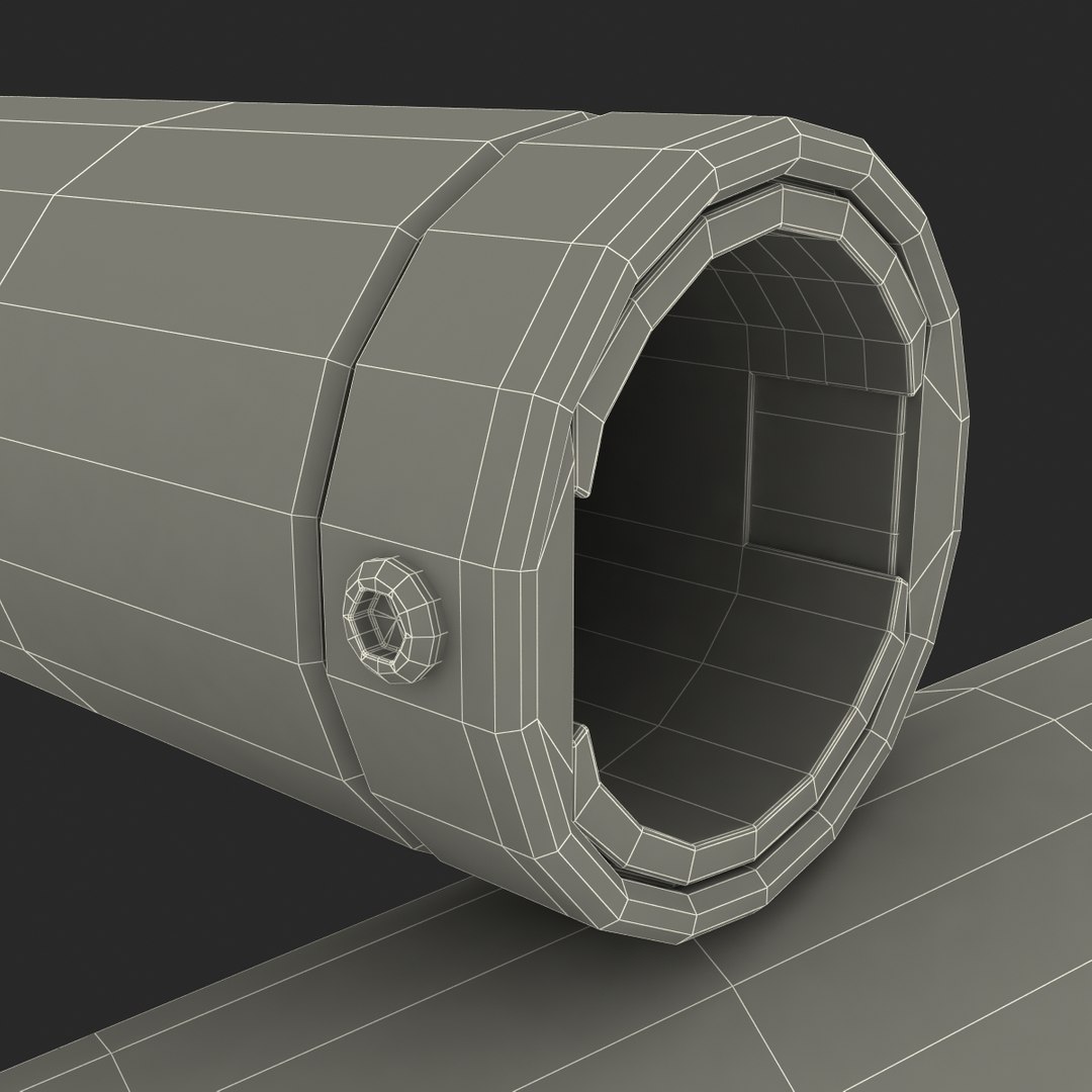 3d model bike grips 3