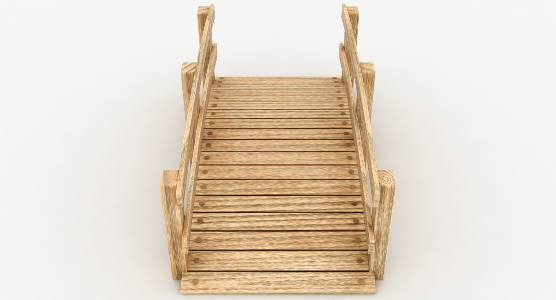 Cartoon Bridge 04 3D Model - TurboSquid 1420878