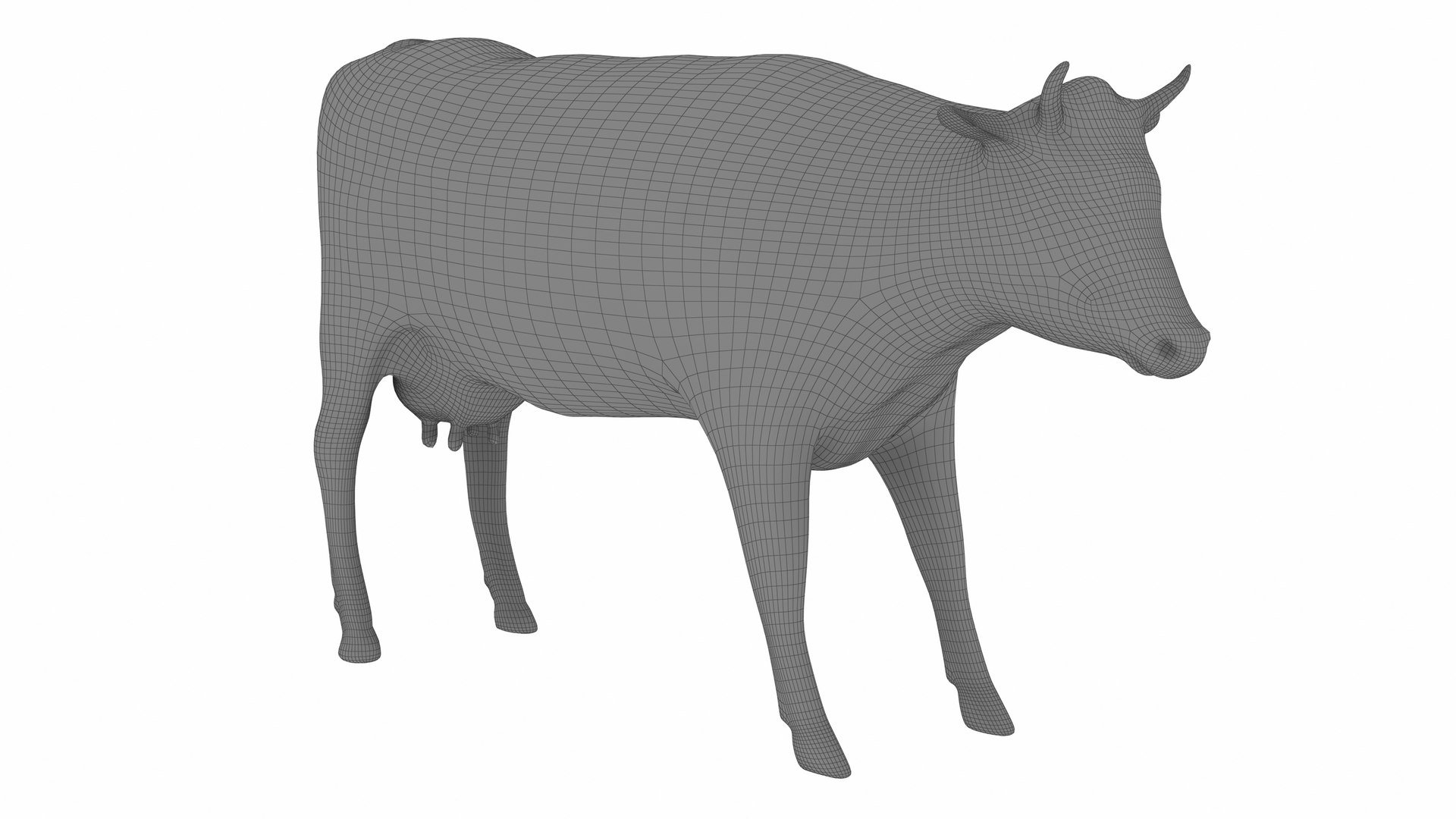 3D Dairy Cow 1 - TurboSquid 1971974