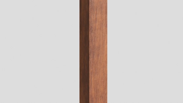Wooden Square Column model - TurboSquid 1723678