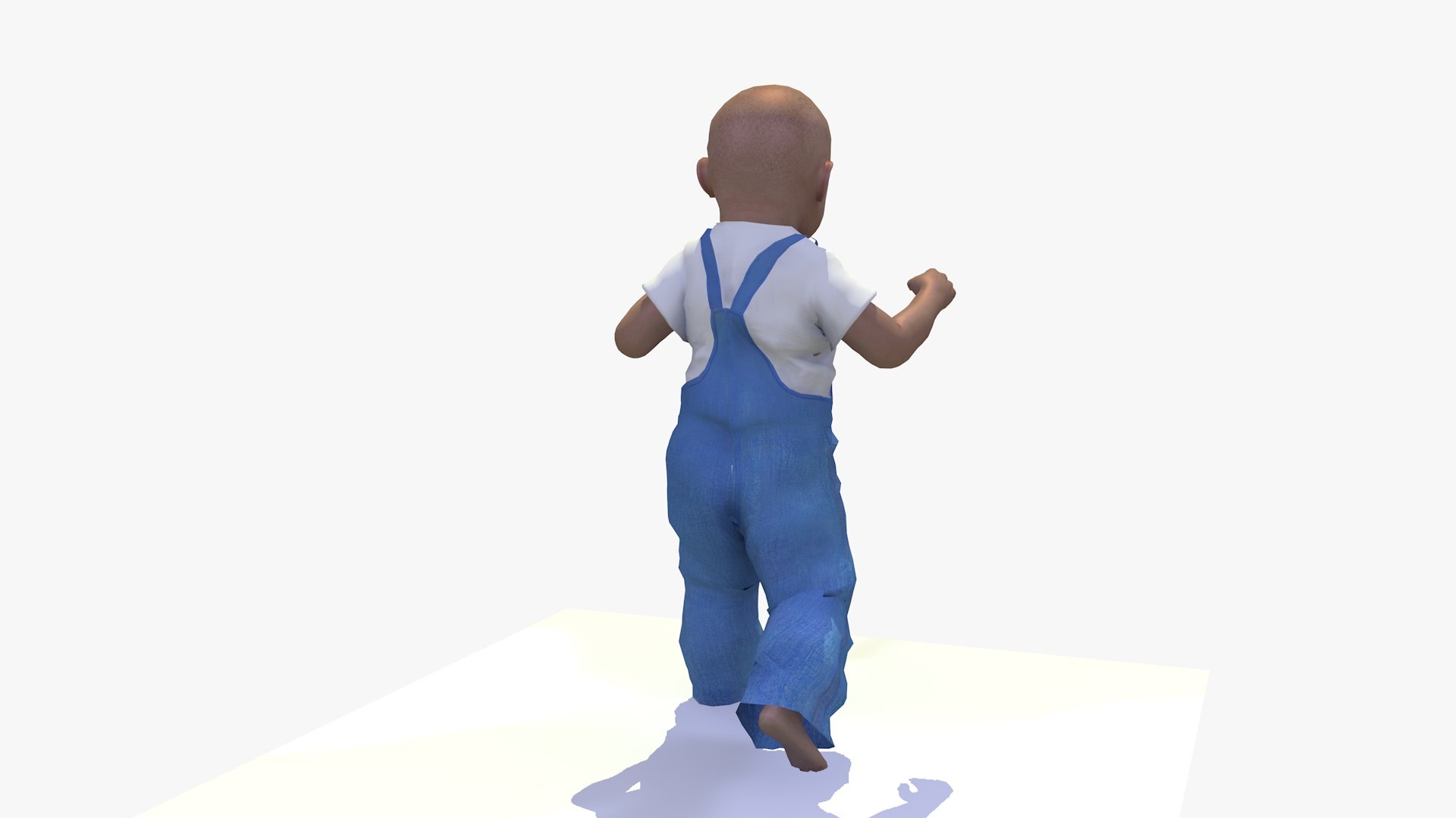 3D WALKING EURO BABY STATIC - TurboSquid 1883303