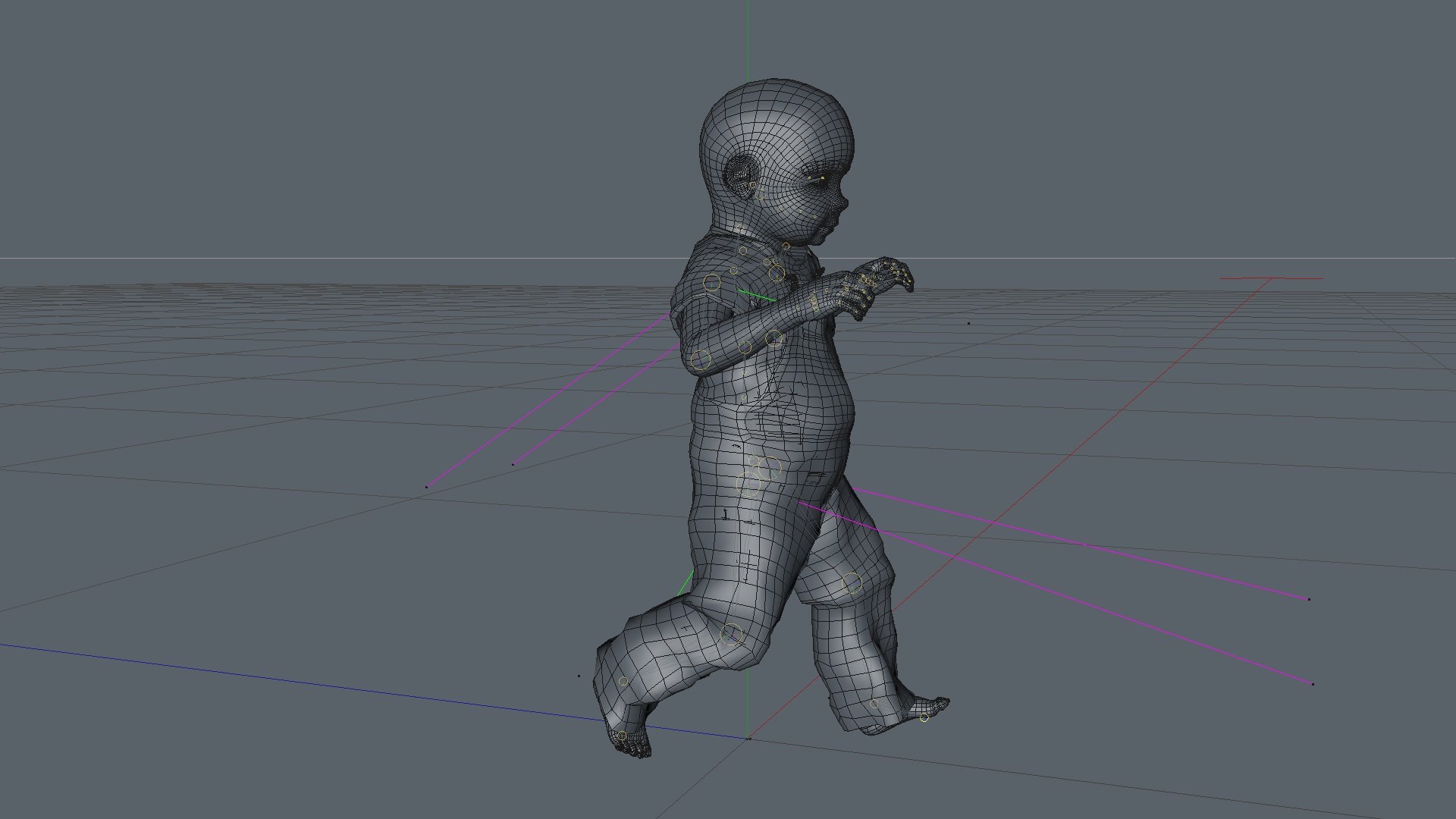 3D WALKING EURO BABY STATIC - TurboSquid 1883303