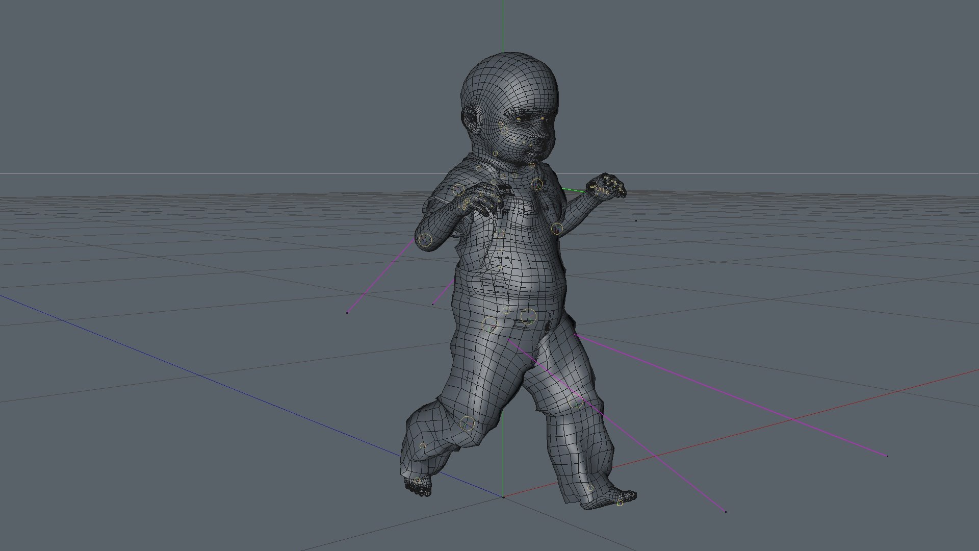 3D WALKING EURO BABY STATIC - TurboSquid 1883303