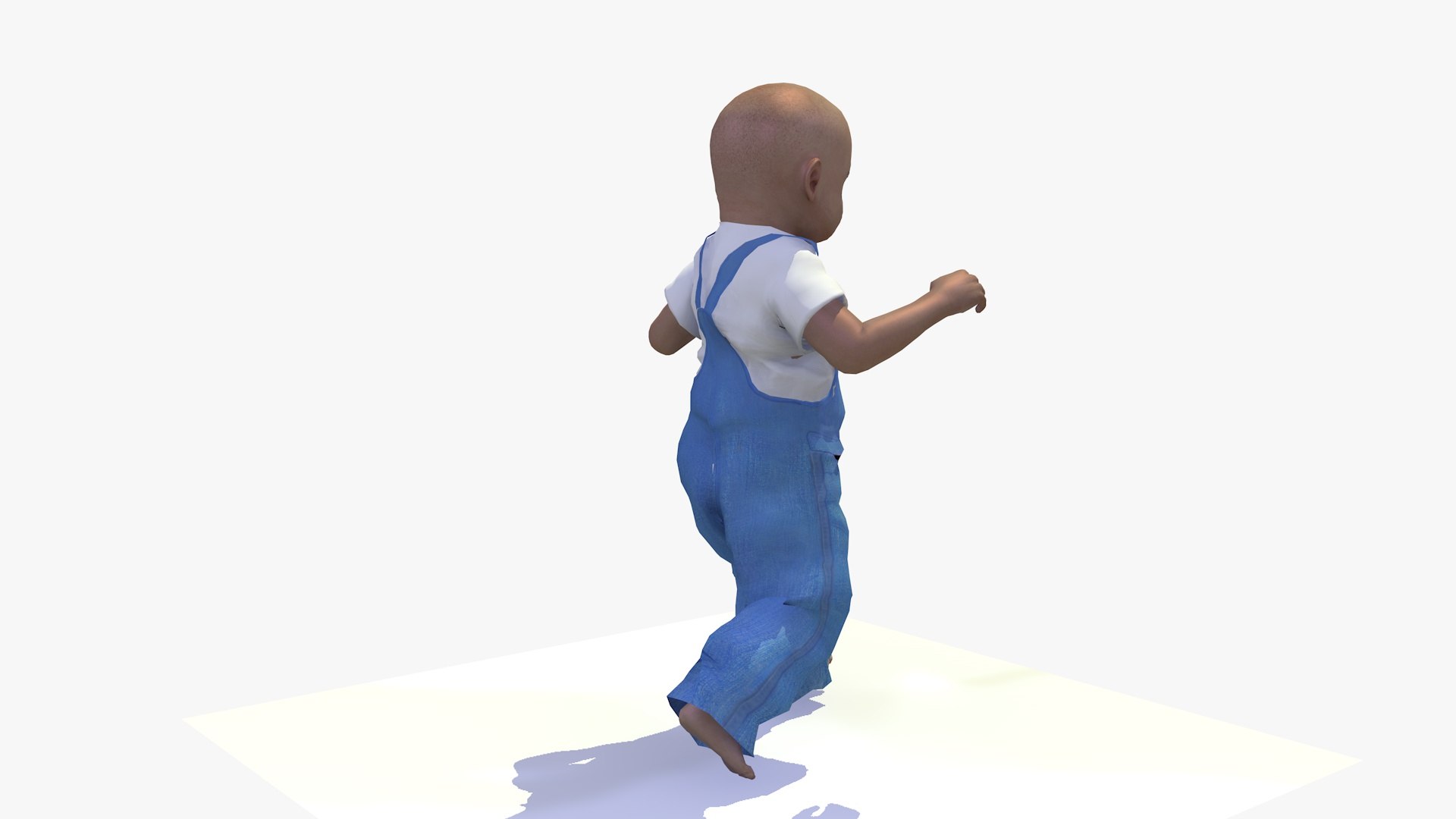 3D WALKING EURO BABY STATIC - TurboSquid 1883303