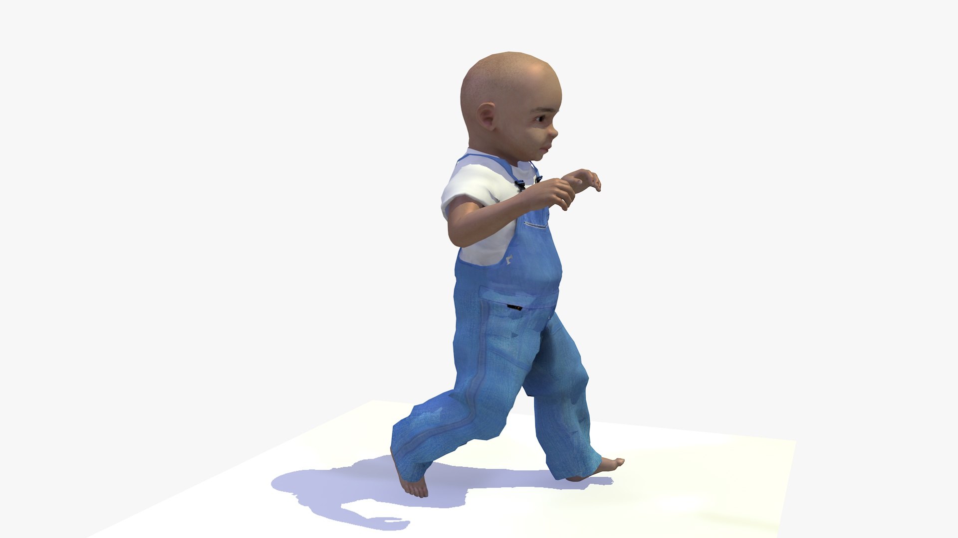 3D WALKING EURO BABY STATIC - TurboSquid 1883303