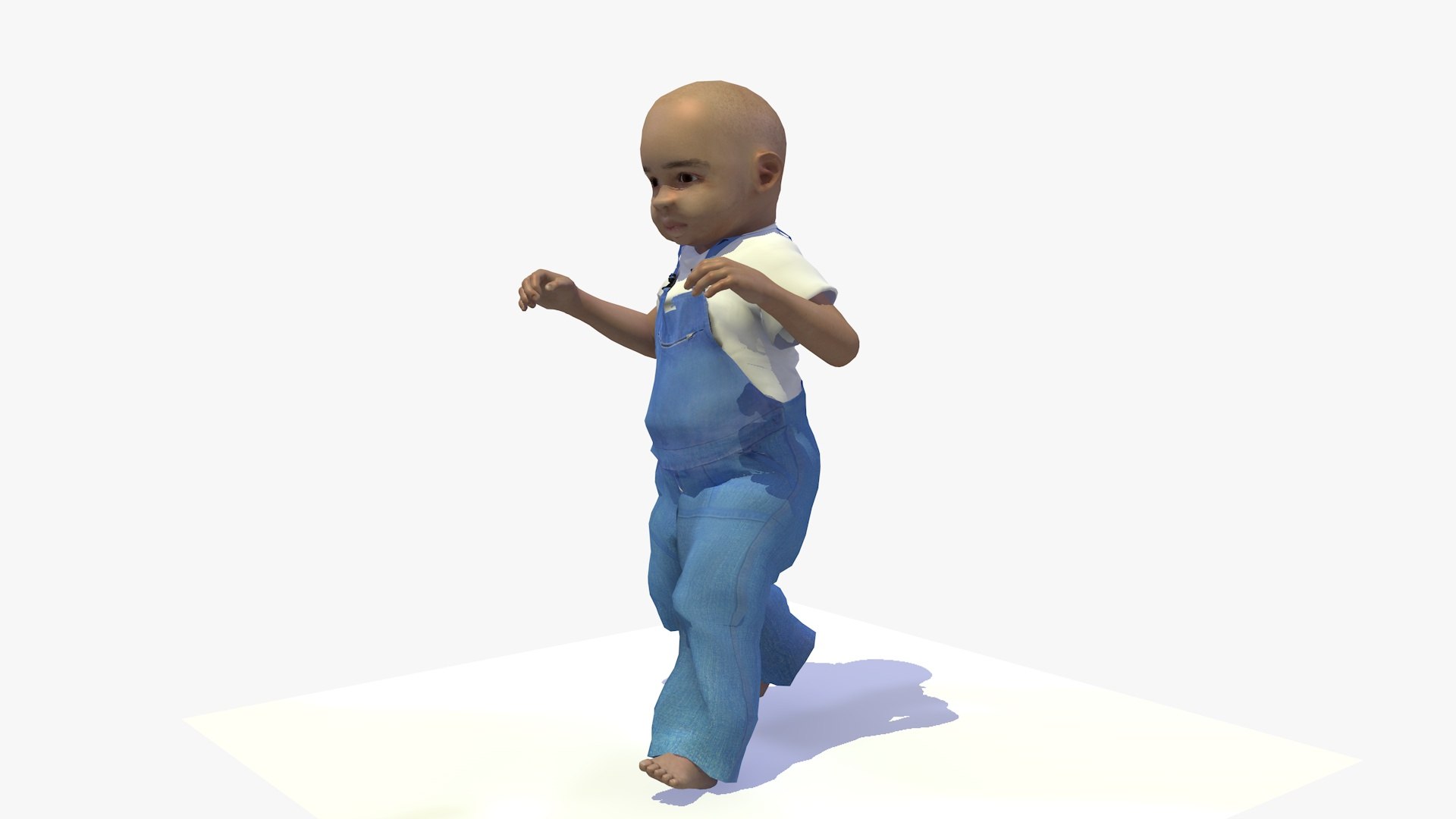 3D WALKING EURO BABY STATIC - TurboSquid 1883303
