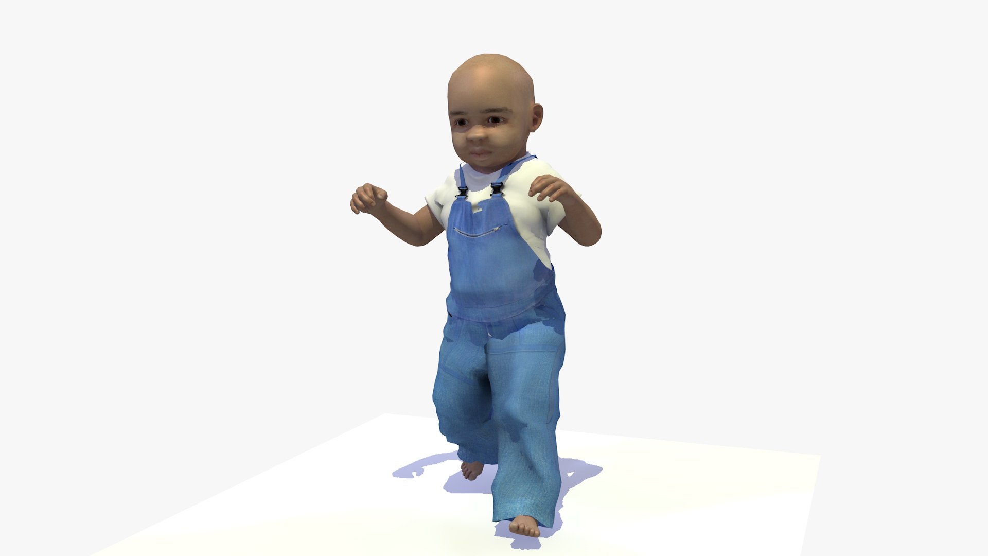 3D WALKING EURO BABY STATIC - TurboSquid 1883303