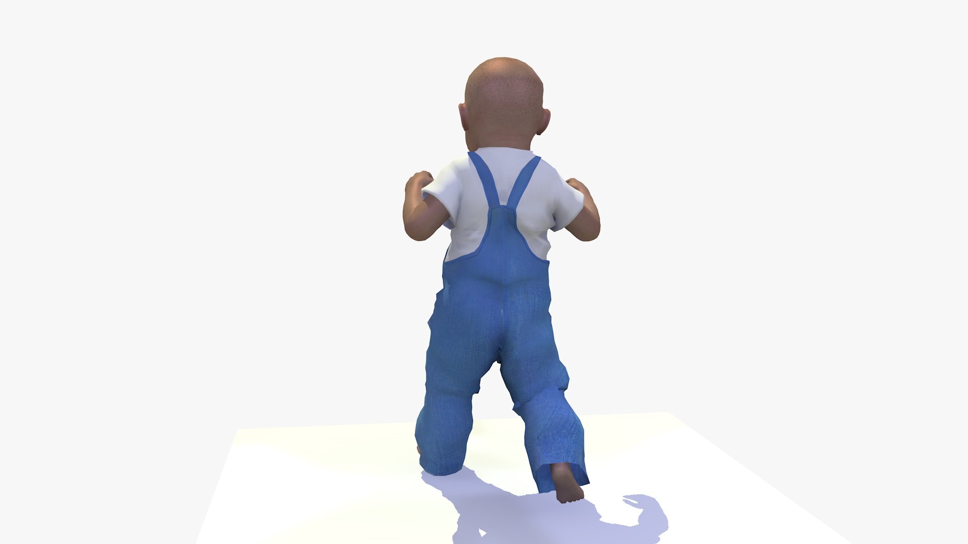 3D WALKING EURO BABY STATIC - TurboSquid 1883303