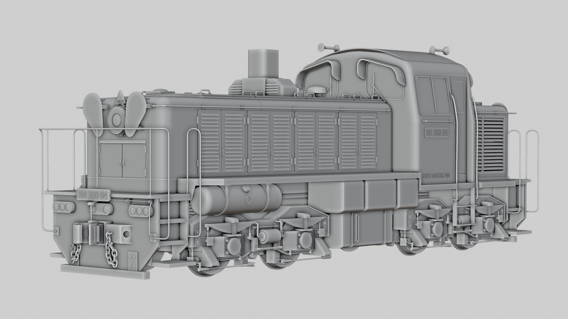 3D KRUPP M700BB Indonesian Locomotive Model - TurboSquid 2237883