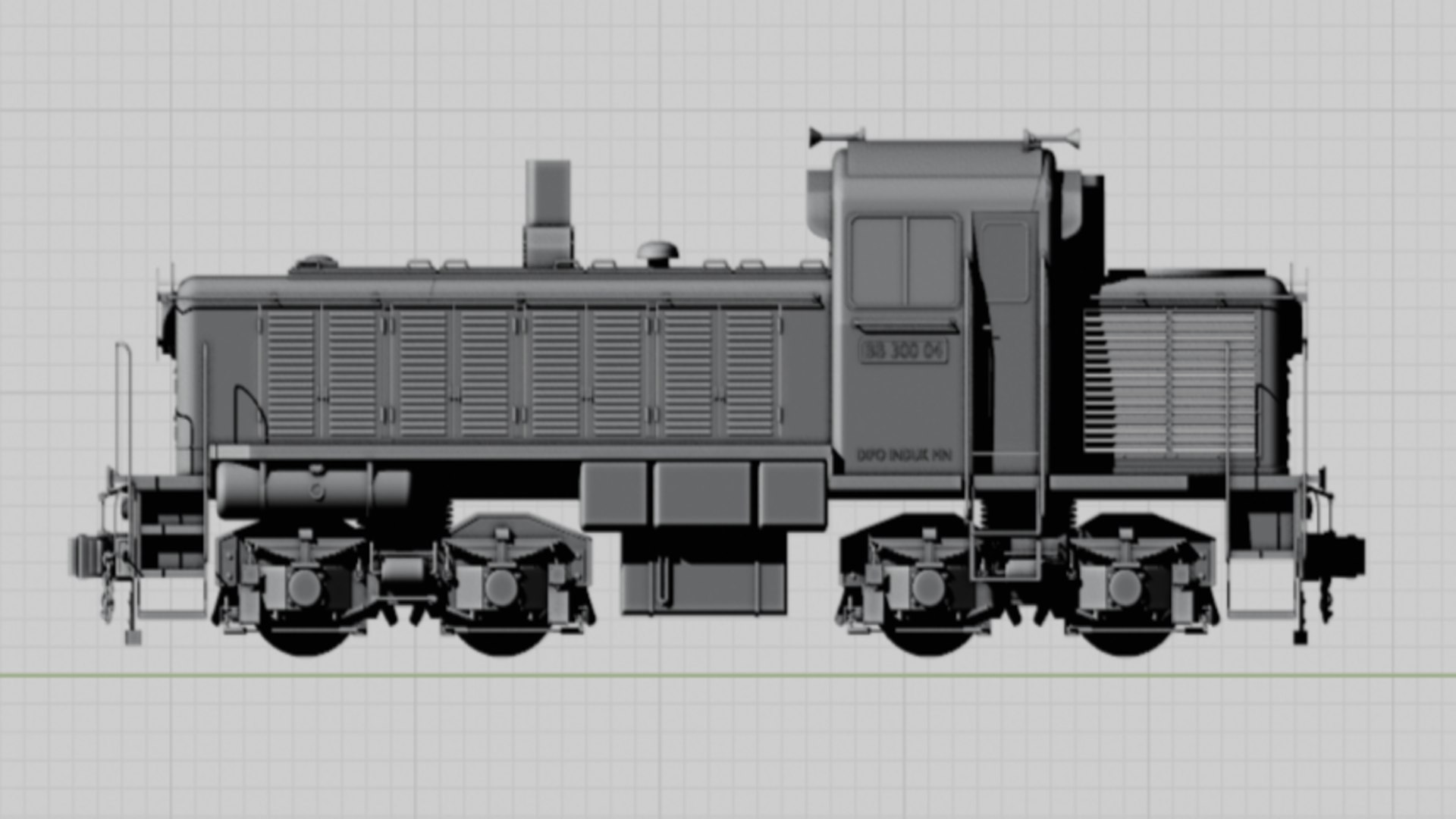 3D KRUPP M700BB Indonesian Locomotive Model - TurboSquid 2237883