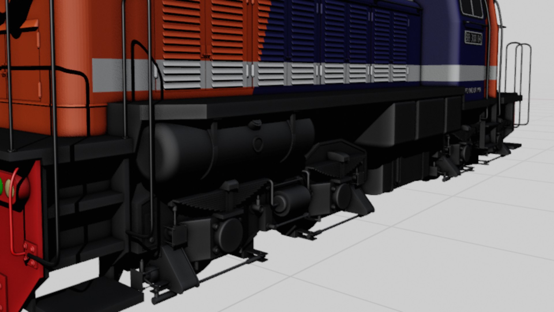 3D KRUPP M700BB Indonesian Locomotive Model - TurboSquid 2237883