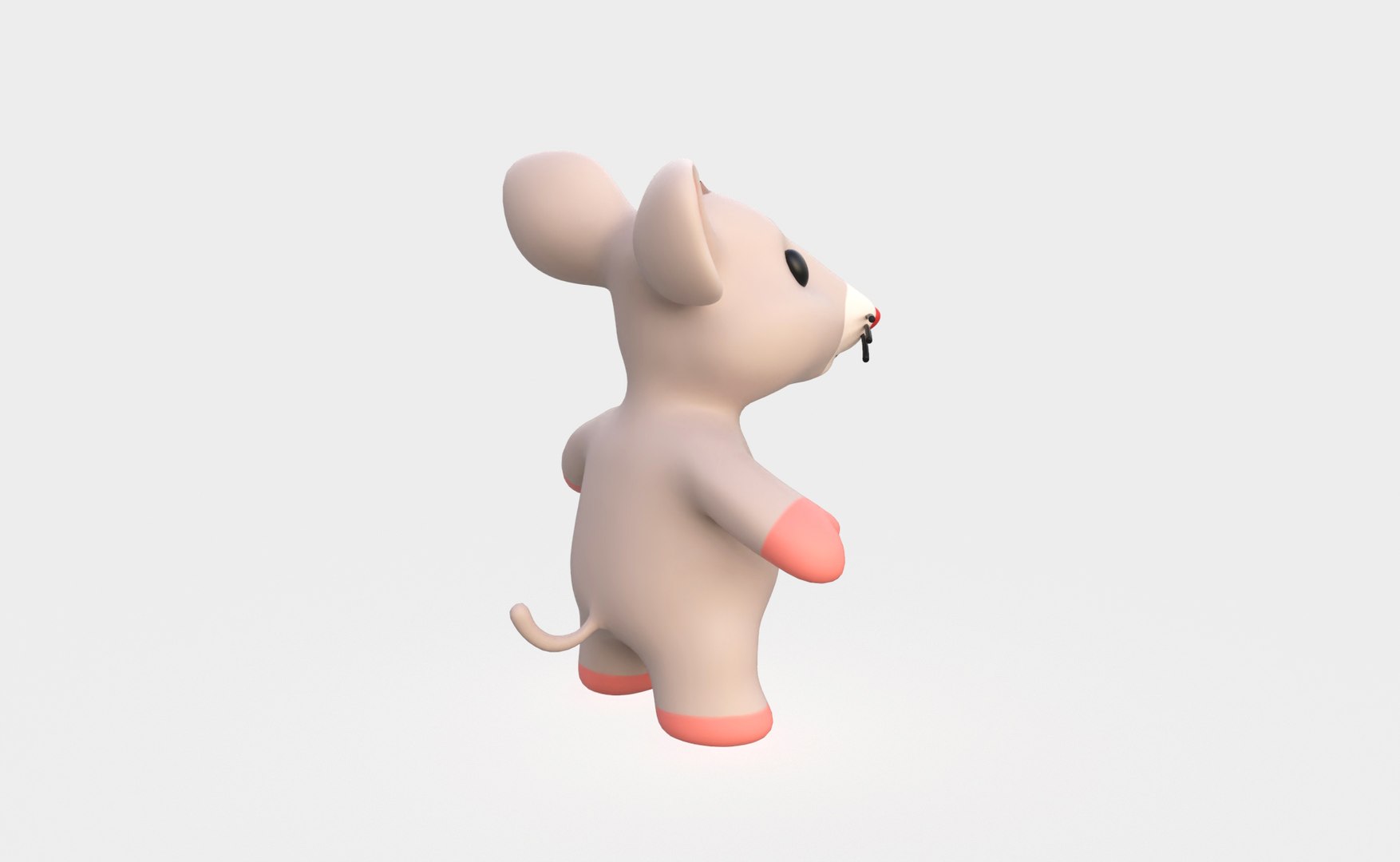 3D Model Little Animal Baby - Rat Cute - Animated - TurboSquid 2284949