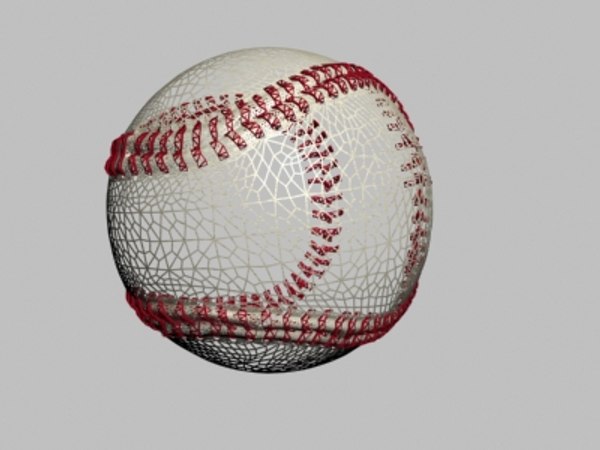 baseball ball 3d model