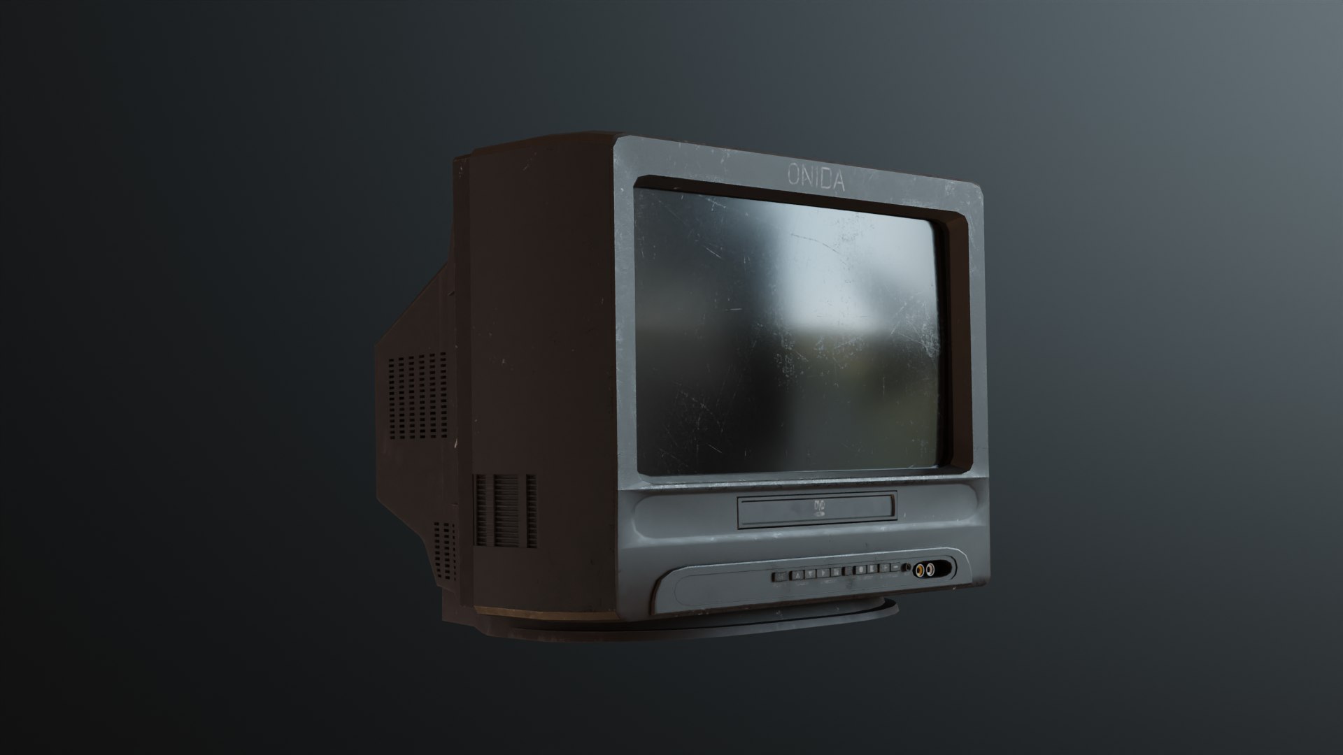 Old Retro TV Unit 3D Model - TurboSquid 1951277