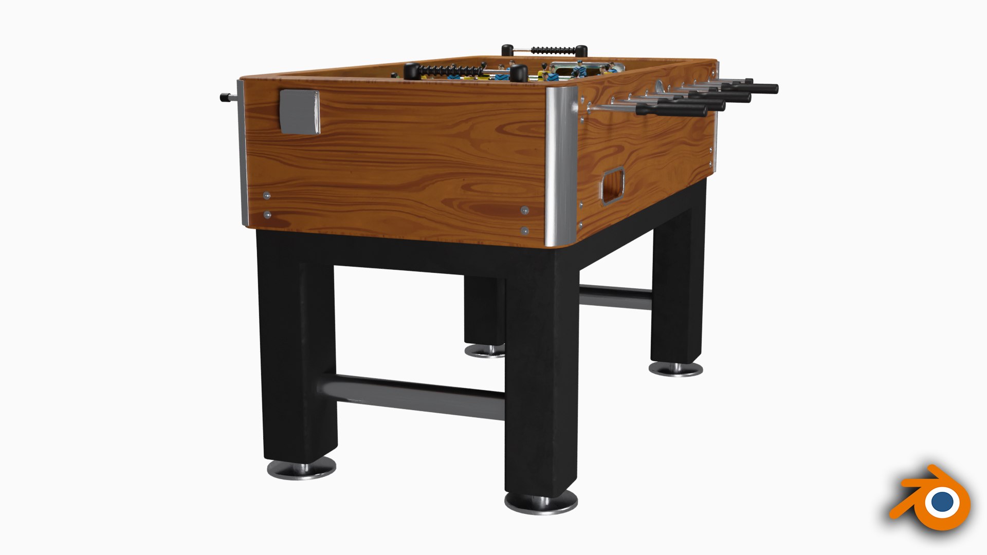 Foosball Table Football 3D Model - TurboSquid 2275316