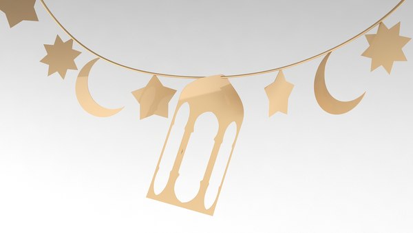 Ramadan Decoration 3D model - TurboSquid 1786959