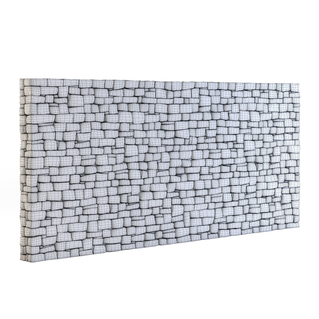 3D Model Forge Stone Wall - TurboSquid 2230912