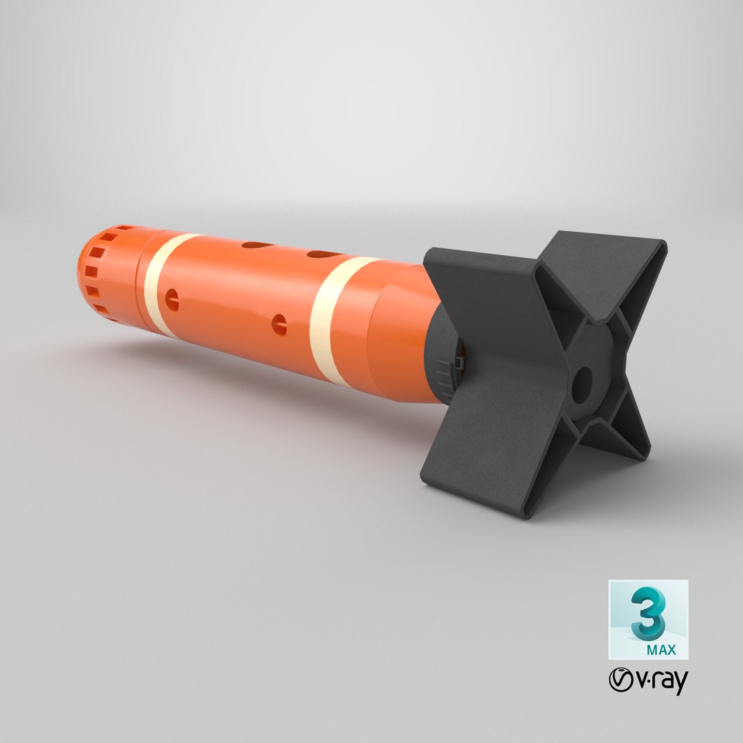 3D MK55 Sea Mine Model - TurboSquid 2294074