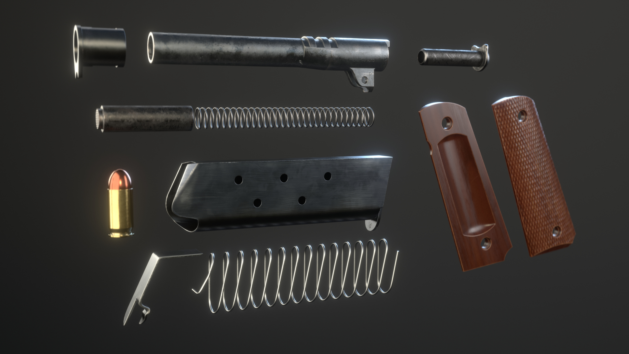 modelo 3d Colt 1911A1 - TurboSquid 1633659