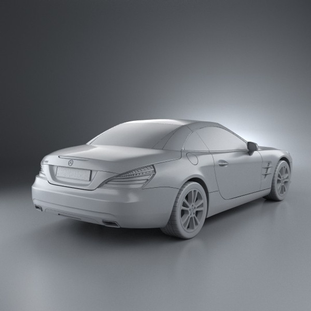 3D mercedes-benz sl-class sl model | 1144456 | TurboSquid