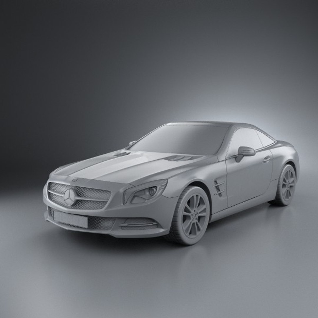 3D mercedes-benz sl-class sl model | 1144456 | TurboSquid
