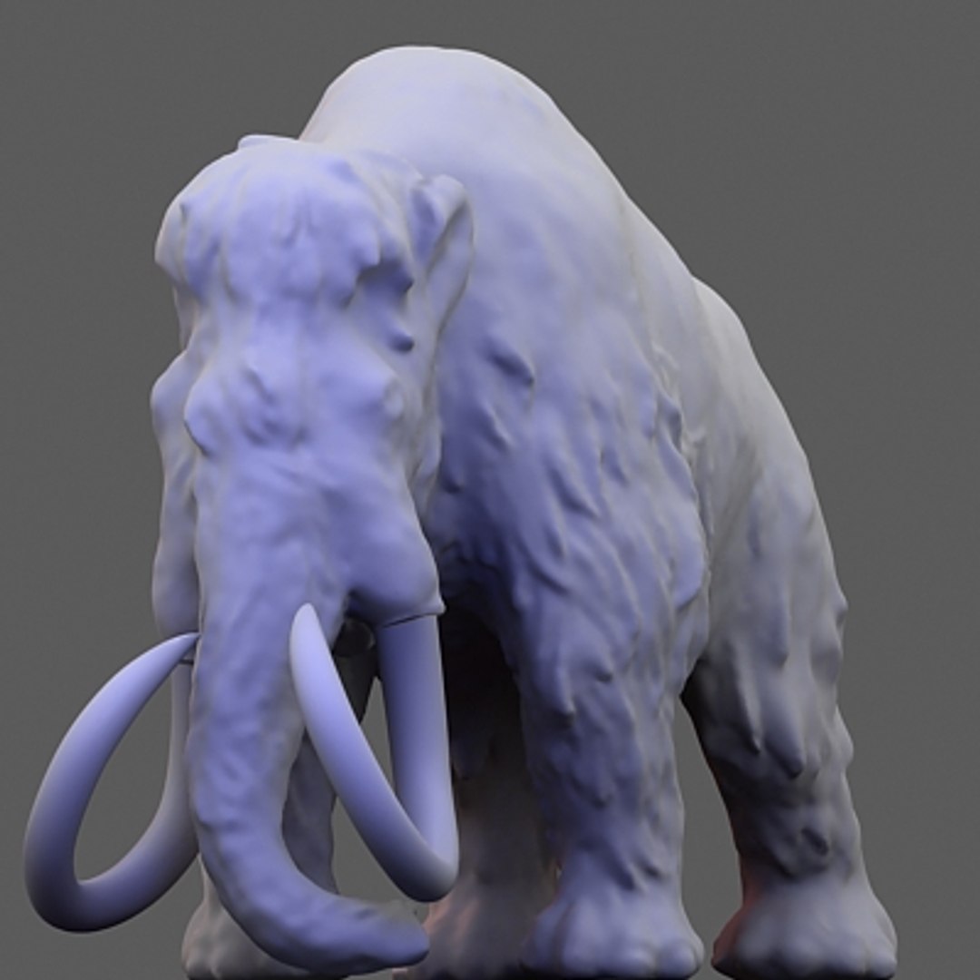 Mammoth Elephant 3d Model
