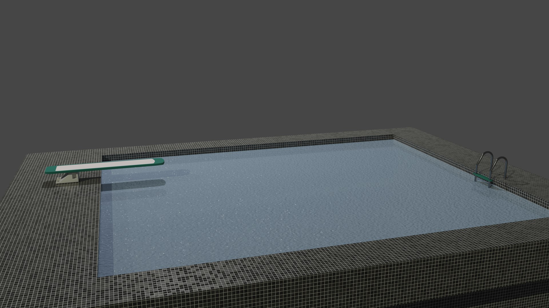3D Diving Board And Ladder - TurboSquid 2049720