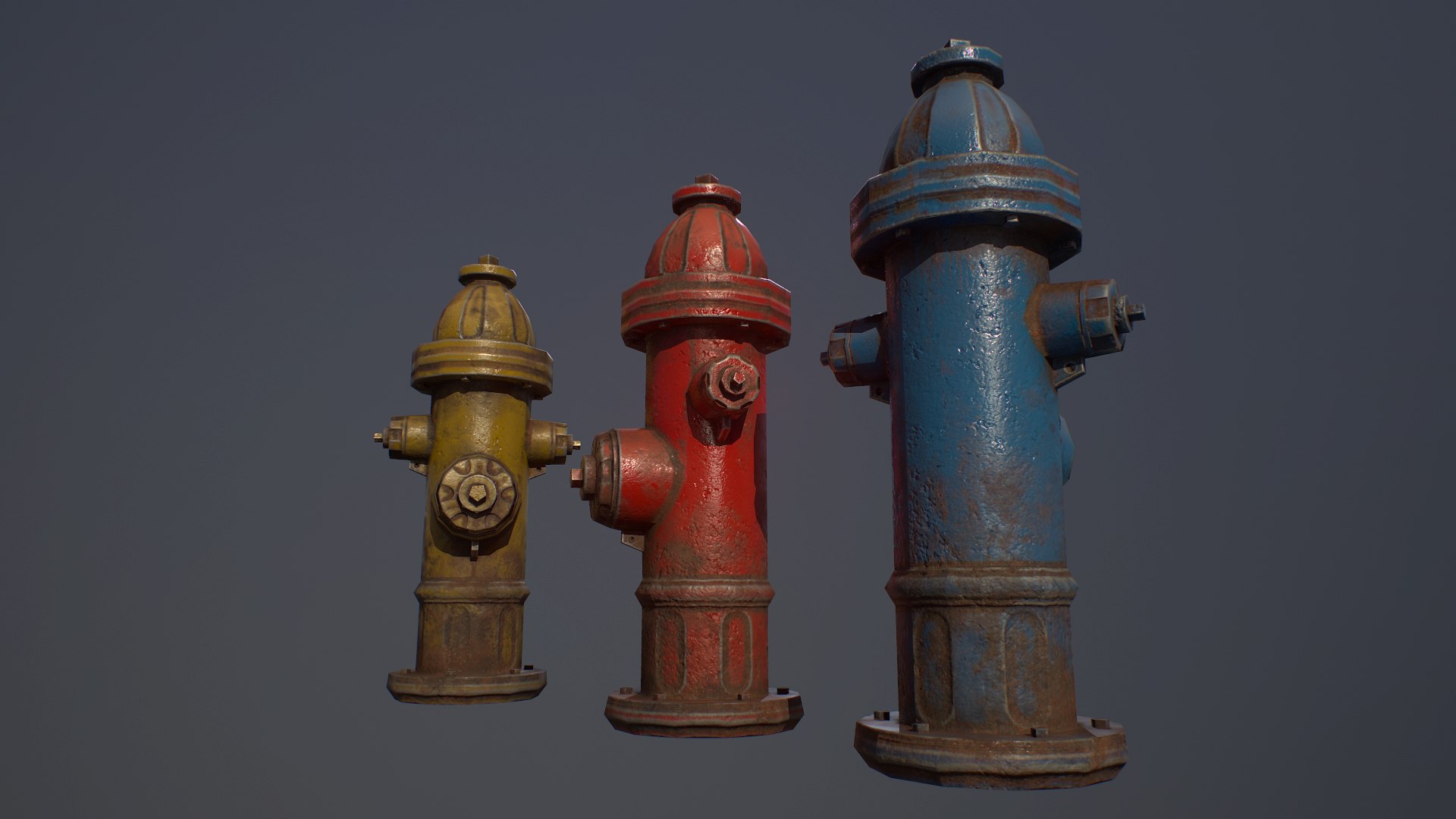 Hydrant Pbr Model - TurboSquid 1362946