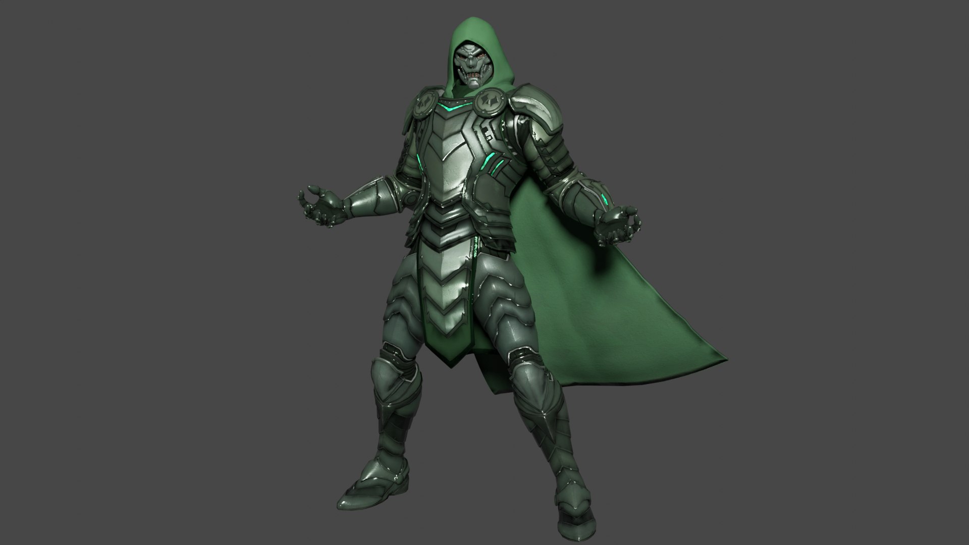 3D Model Doctor Doom - TurboSquid 2405049