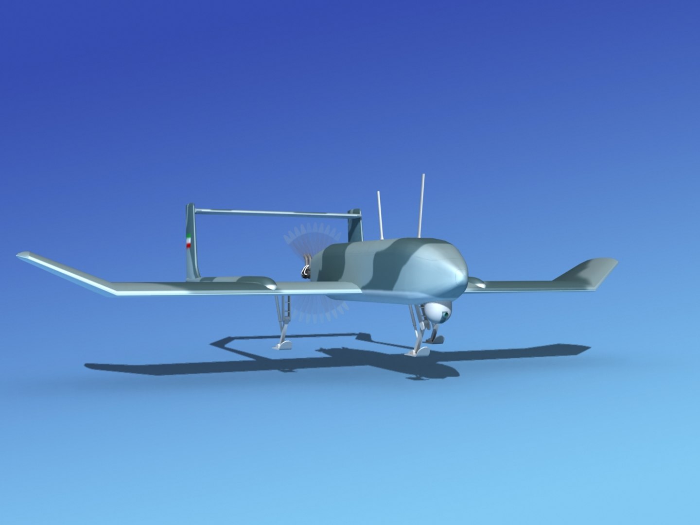 Mohajer Uav Drone 3ds