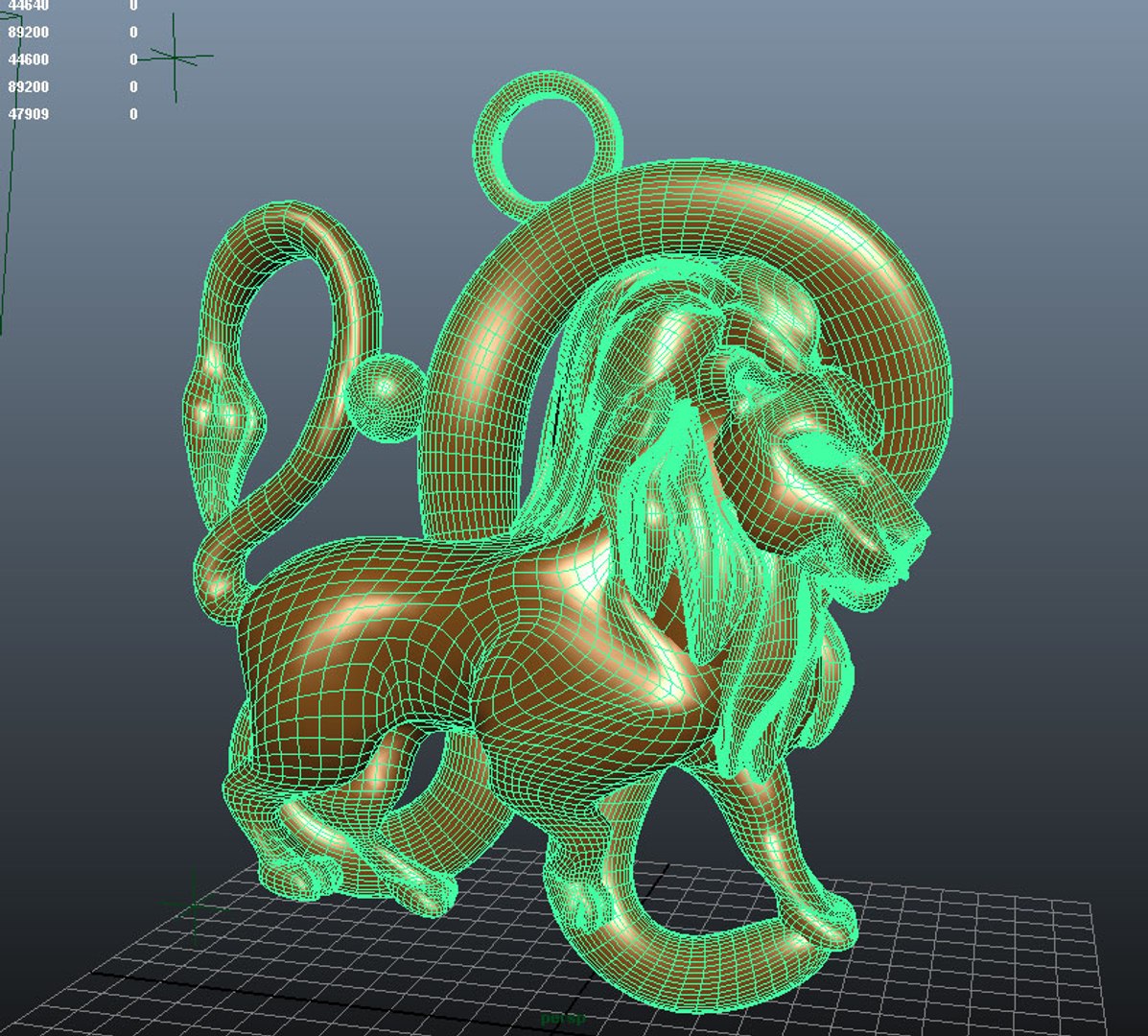 3d Horoscope Sign Model