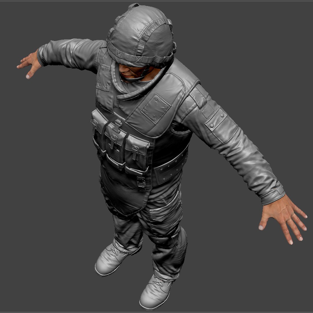 3ds Max Qualitative Zbrush Soldier Bundeswehr