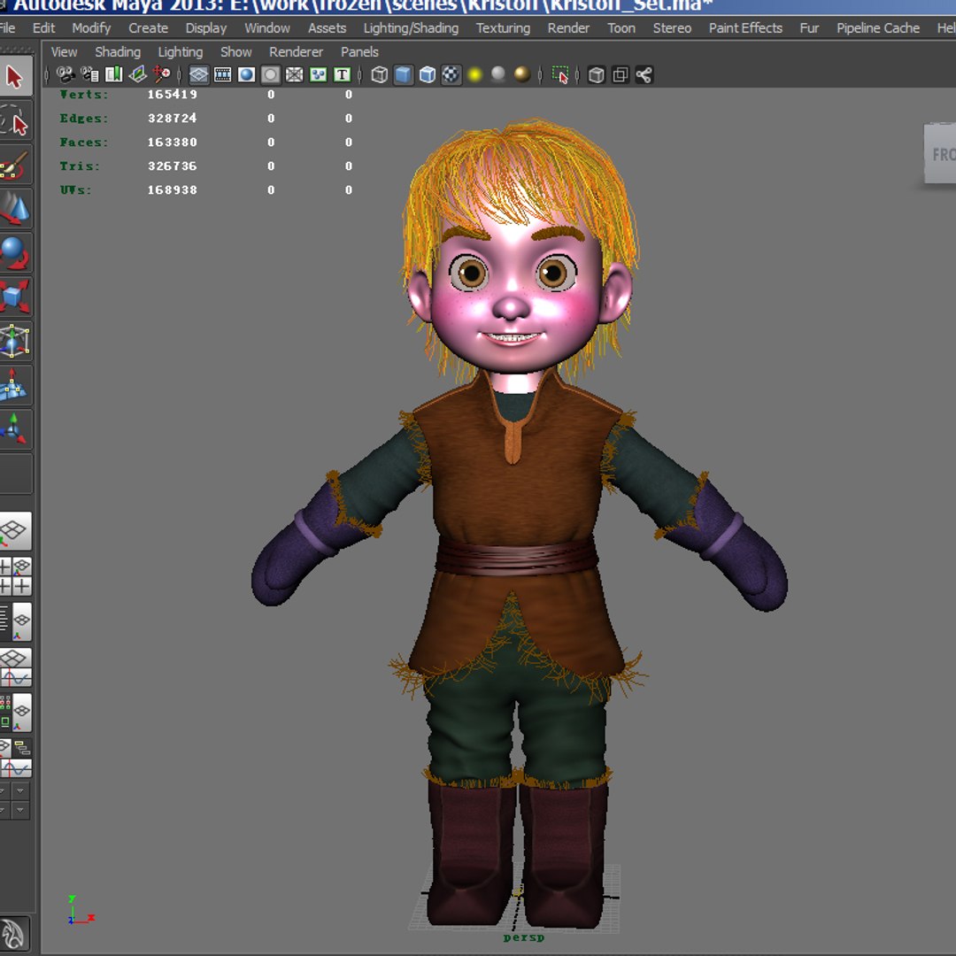 3d Boy Man Child Model