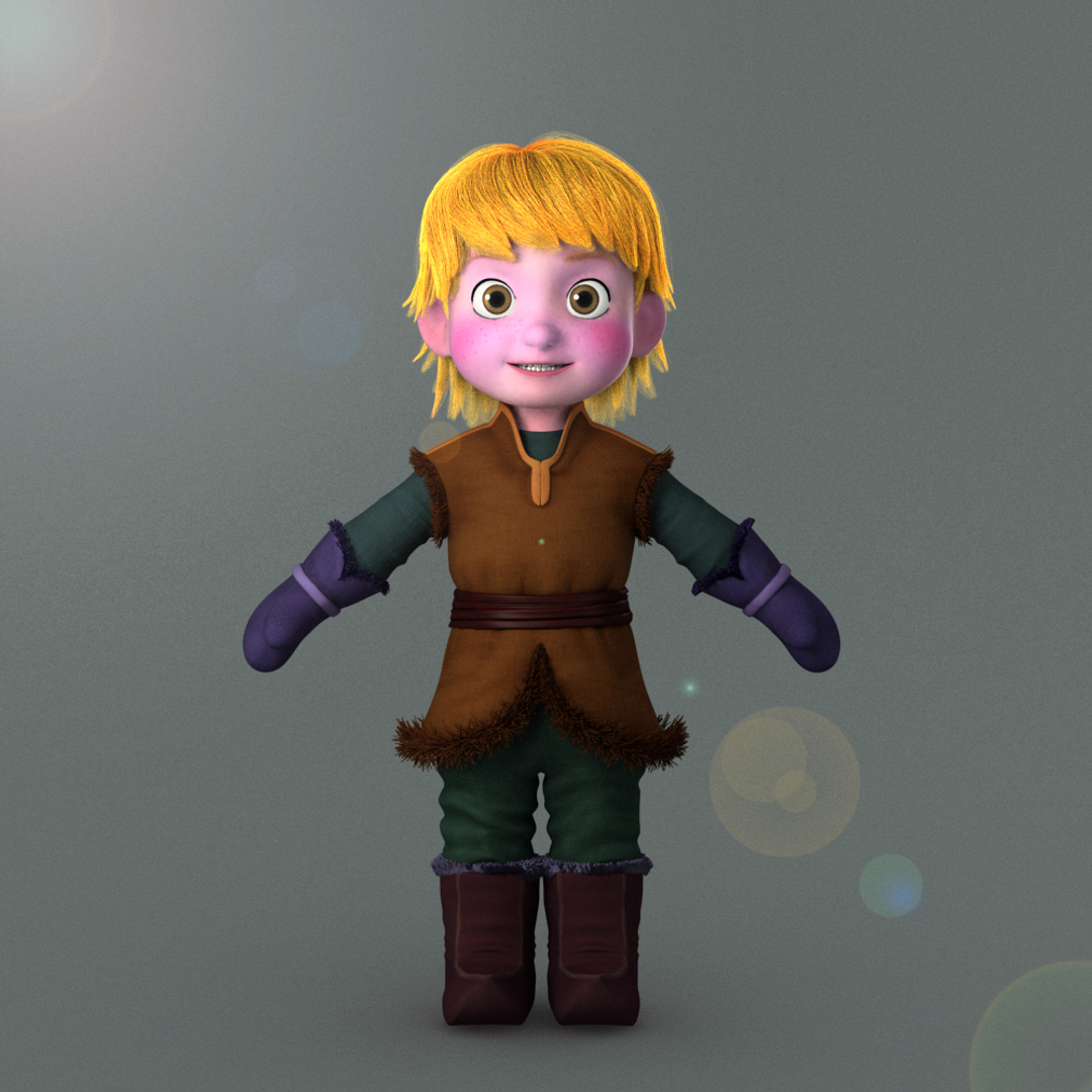 3d Boy Man Child Model