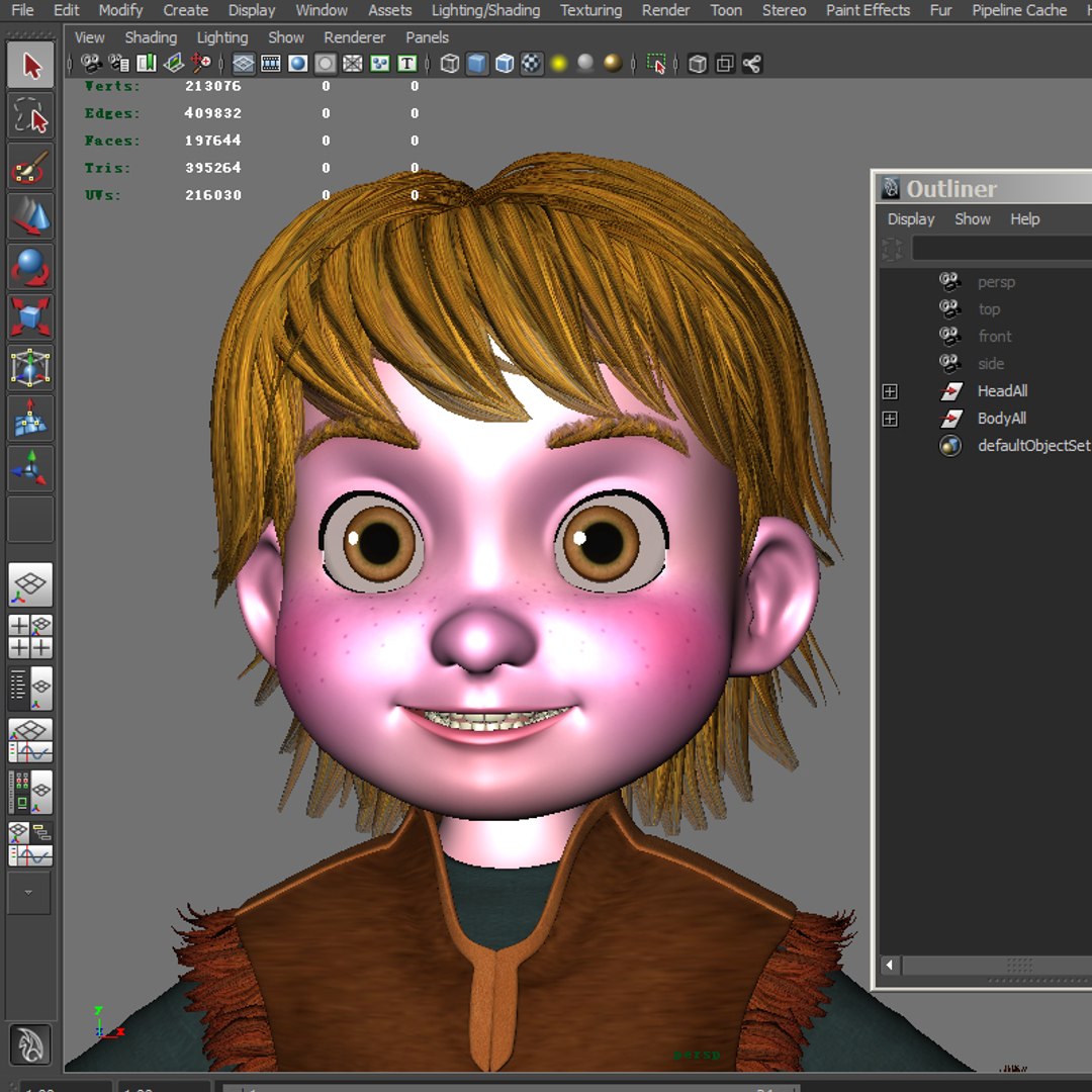 3d Boy Man Child Model