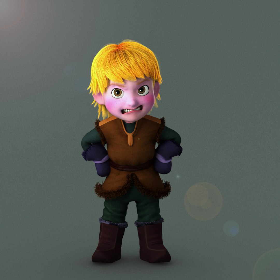 3d boy man child model